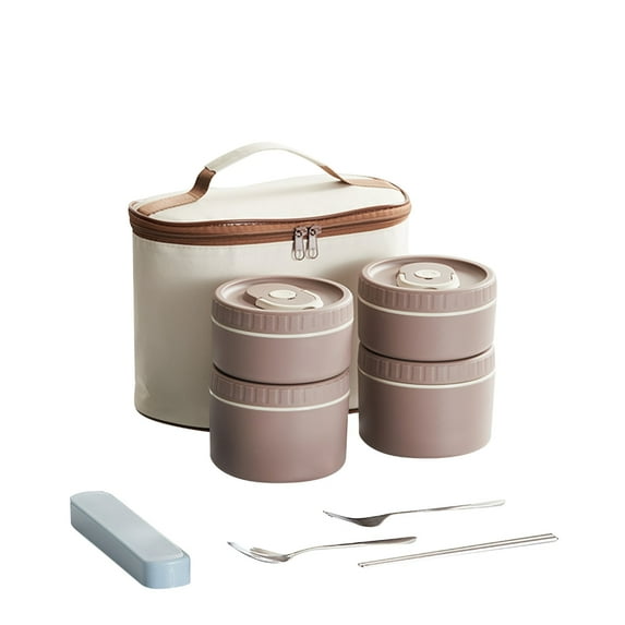 304 Nonrust Steel Lunch Box Set Thermal Insulated Meal Preps Container ...