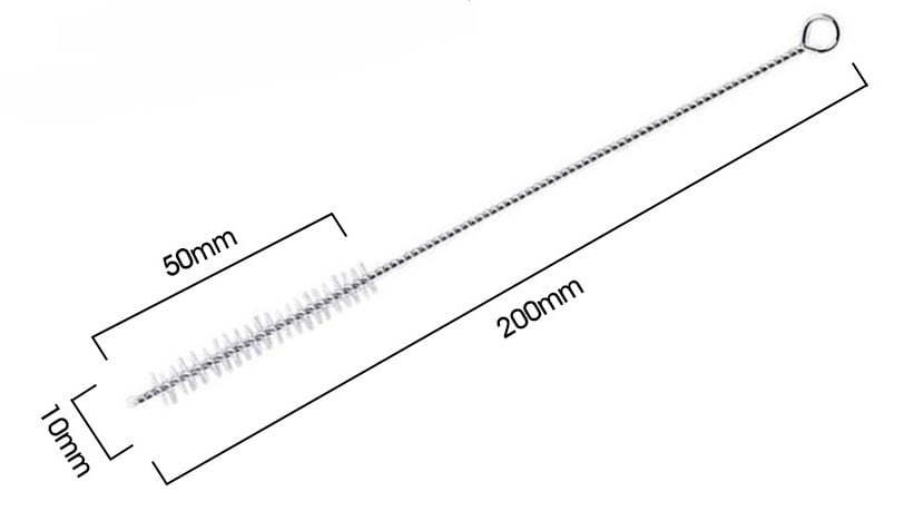 304 Reusable Stainless Steel Drinking Straw Sturdy Bent Straight ...