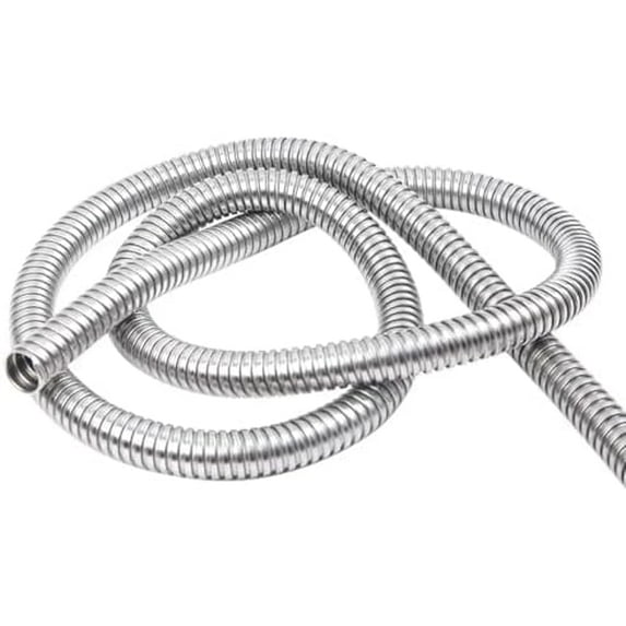 304 Stainless Steel 10mm x 8m Corrugated Flexible Conduit for ...
