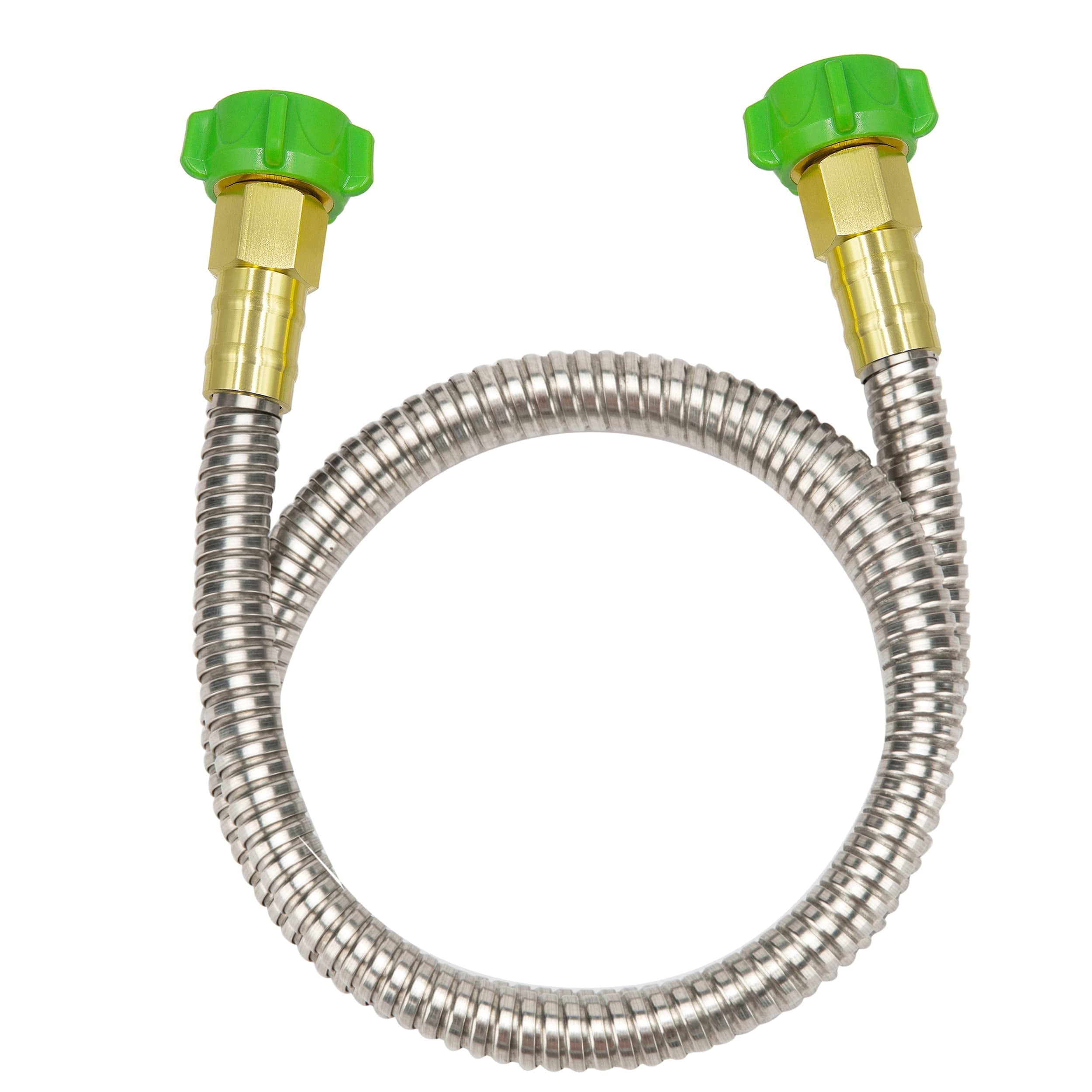304 Stainless Steel 15ft Short Garden Hose with Female to Female Metal ...