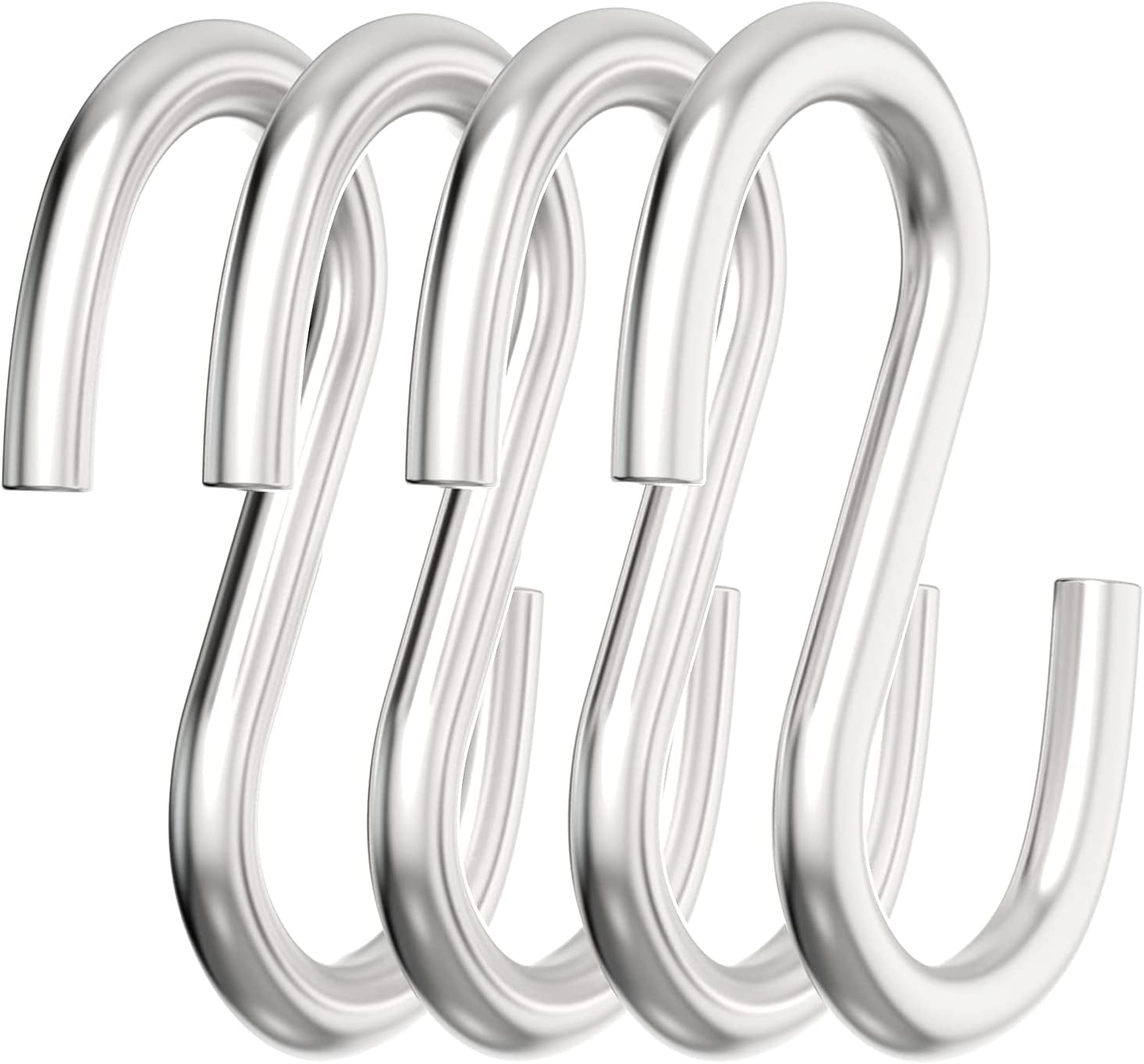 304 Stainless Steel 3 Inch S Hooks Heavy Duty Hanging Hook S Shaped ...