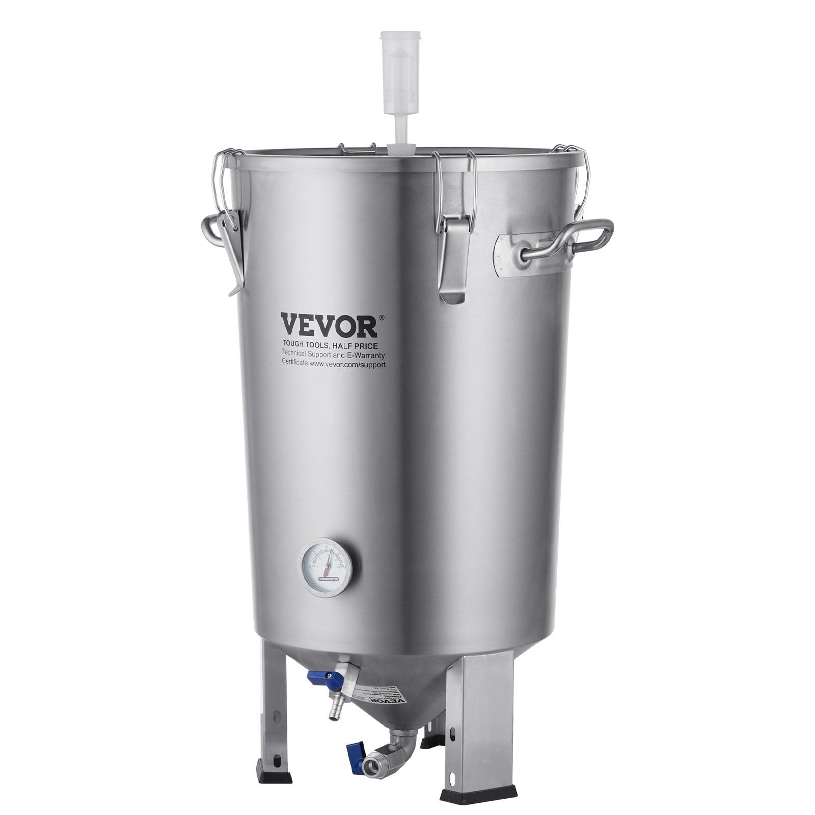 304 Stainless Steel 8 Gallon Beer Brew Fermentor, Brewing Bucket with ...