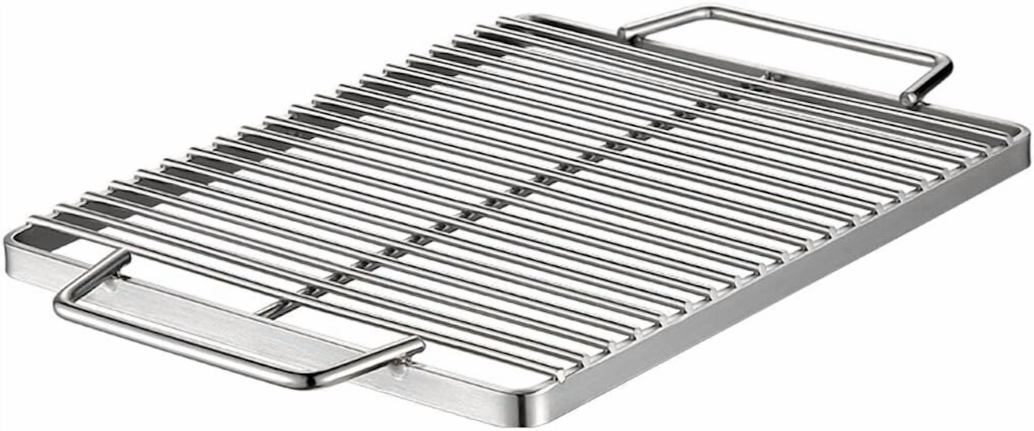 304 Stainless Steel 9.6'' x 6.8'' Cooking Grill Grate Cooking Grid ...