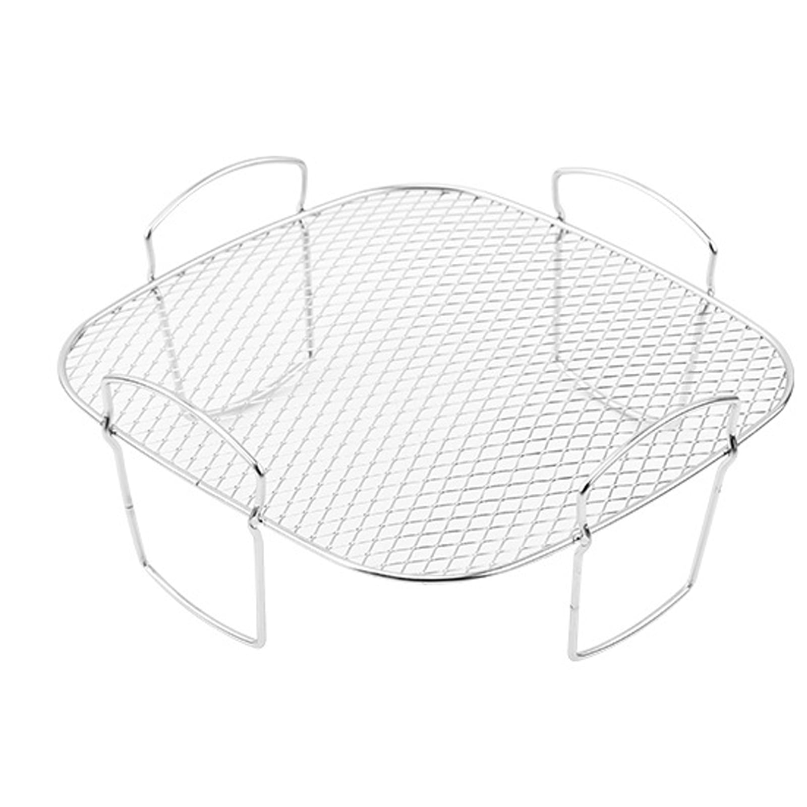 304 Stainless Steel Air Fryers Rack Stackable Grilling Meshes For ...