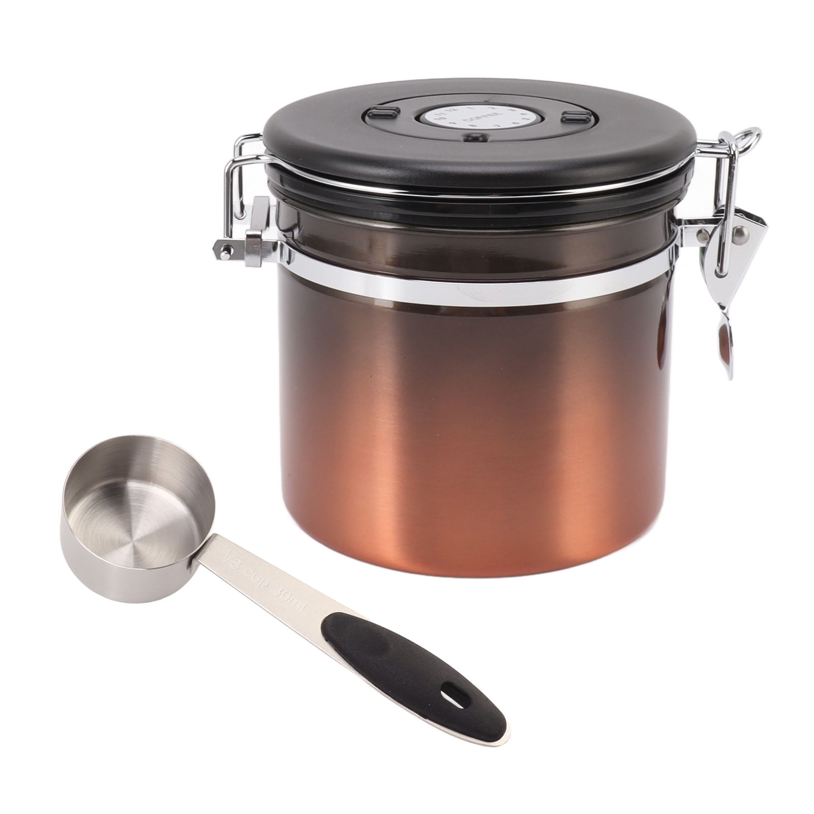 304 Stainless Steel Airtight Canister Coffee Canister, Food Storage ...