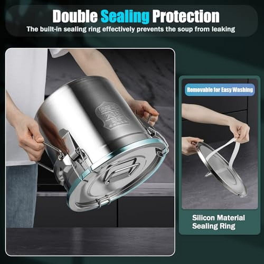 304 Stainless Steel Airtight Canister, Rice Cereal Grain Canisters ...