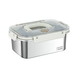 304 Stainless Steel Airtight Food Storage Container, Leak Proof Lunch ...