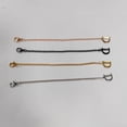 304 Stainless Steel Alphabet Cup Pendant Decorations with Iron Twisted ...