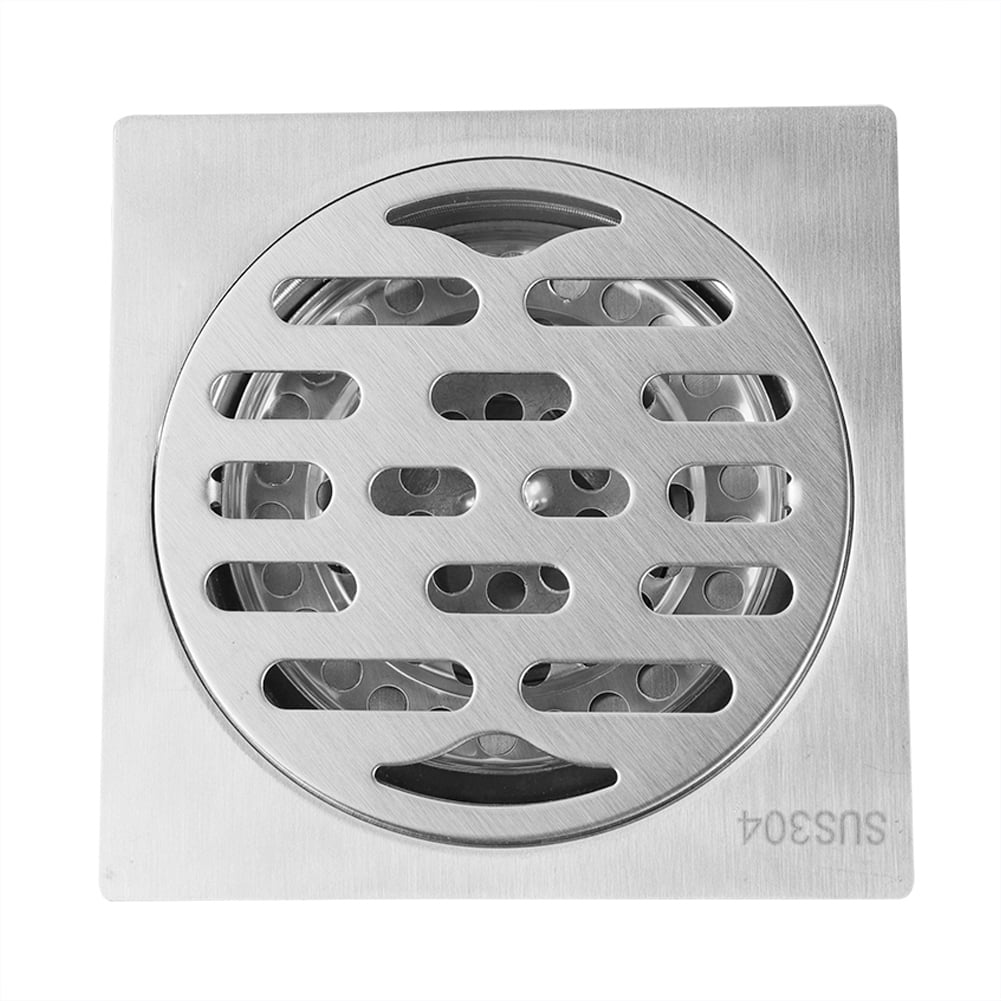 304 Stainless Steel Bathroom Floor Drain Waste Drainer Grate (#1 ...