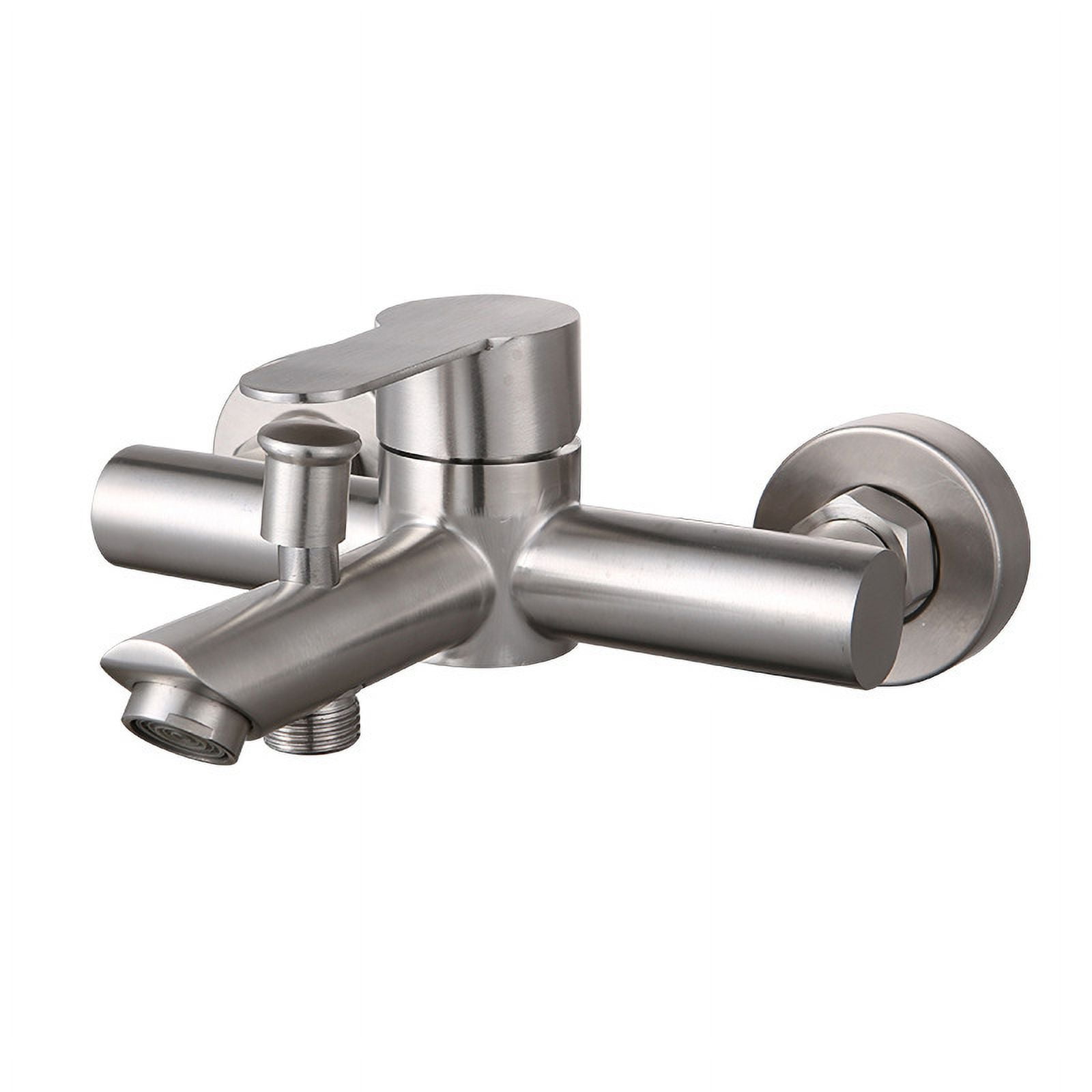 304 Stainless Steel Bathtub 3 In 1 Simple Shower Set Hot And Cold Open ...