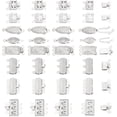 304 Stainless Steel Box Clasps Stainless Steel Color 10.5~21x7~20x2.8~4 ...