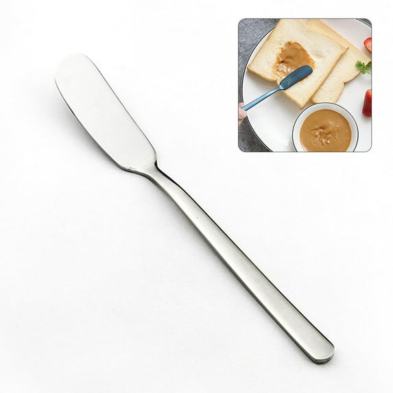 304 Stainless Steel Butter Spreader Knives Cheese Dessert Jam Spreaders ...