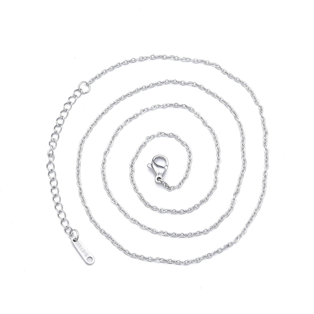304 Stainless Steel Cable Chains Necklace for Men Women Stainless Steel ...