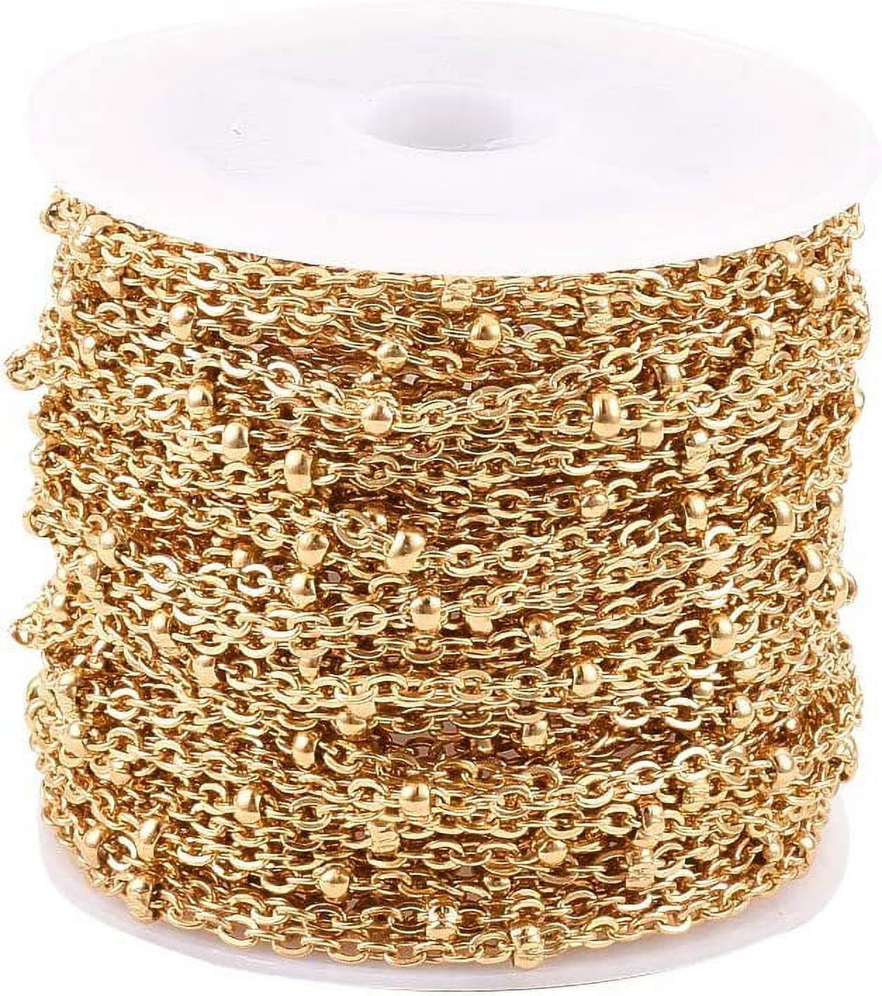 304 Stainless Steel Cable Chains Satellite Chains Soldered Connector ...