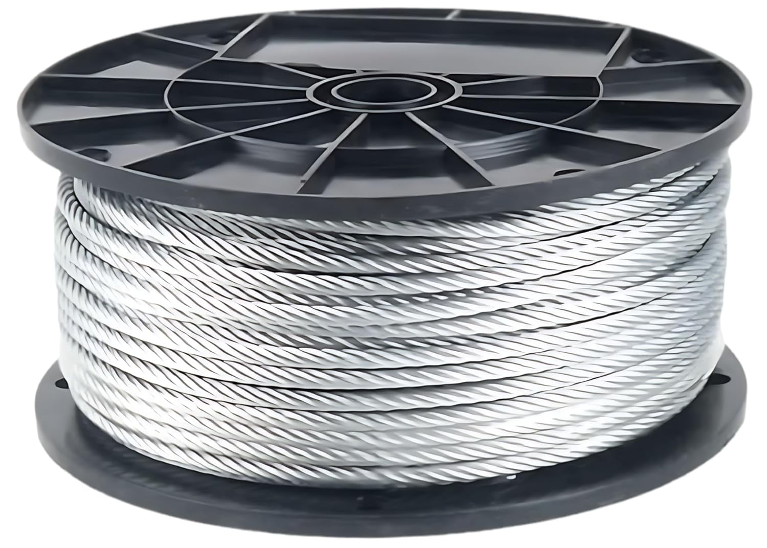 304 Stainless Steel Cable Wire Rope 5/16" 7x19-200 ft Reel for DIY ...