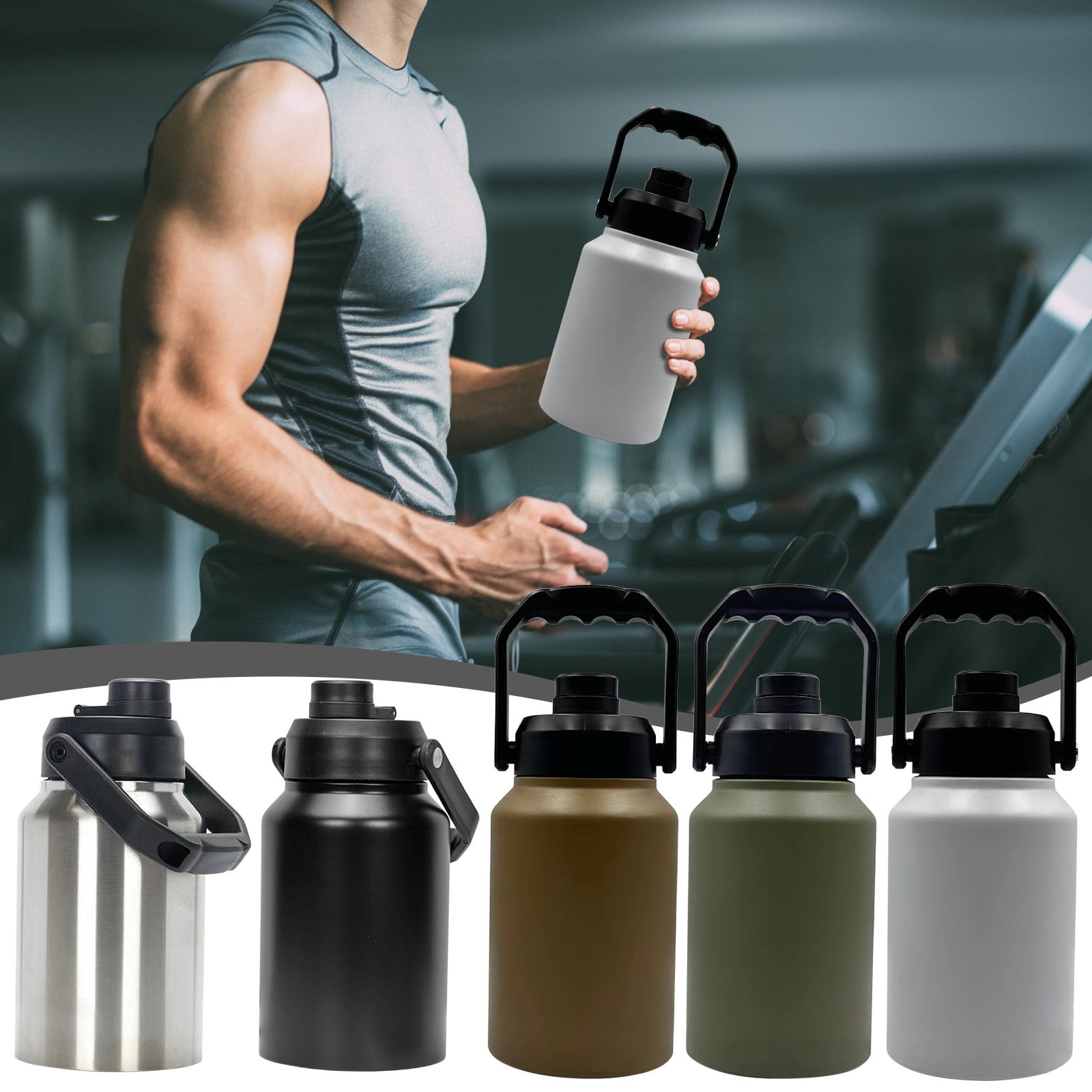 304 Stainless Steel Camping Ice Bucket 28*14*14CM Double-layer Vacuum ...