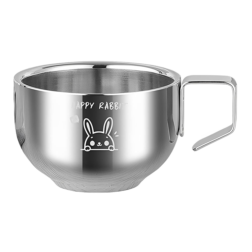 304 Stainless Steel Childrens Cup with Handle Unbreakable Mugs for Kids ...