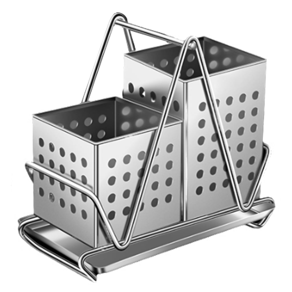 304 Stainless Steel Chopstick Storage Organizer Convenient Cutlery ...