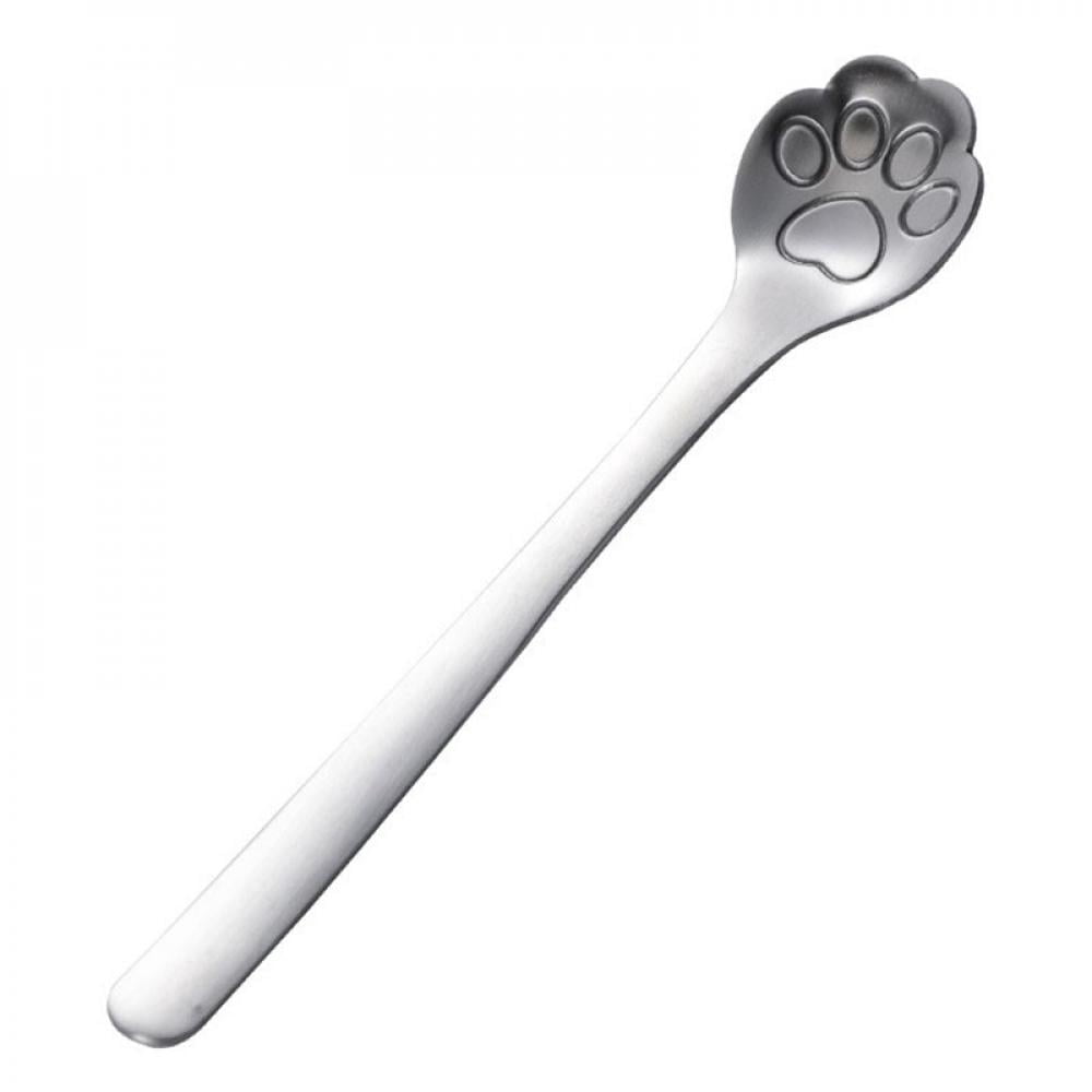 304 Stainless Steel Coffee Spoon Cute Cat Claw Stirring Spoon - Walmart.com