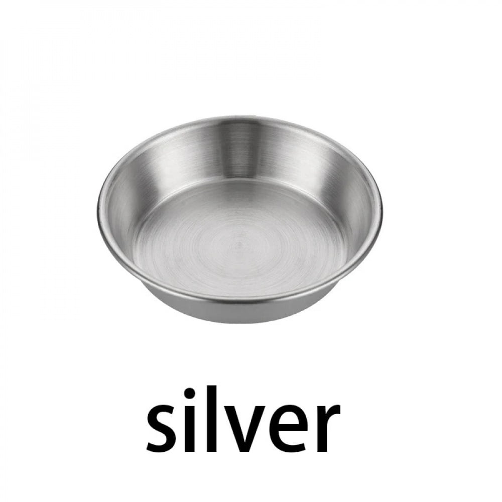 304 Stainless Steel Condiment Saucer Barbecue Restaurant Western ...