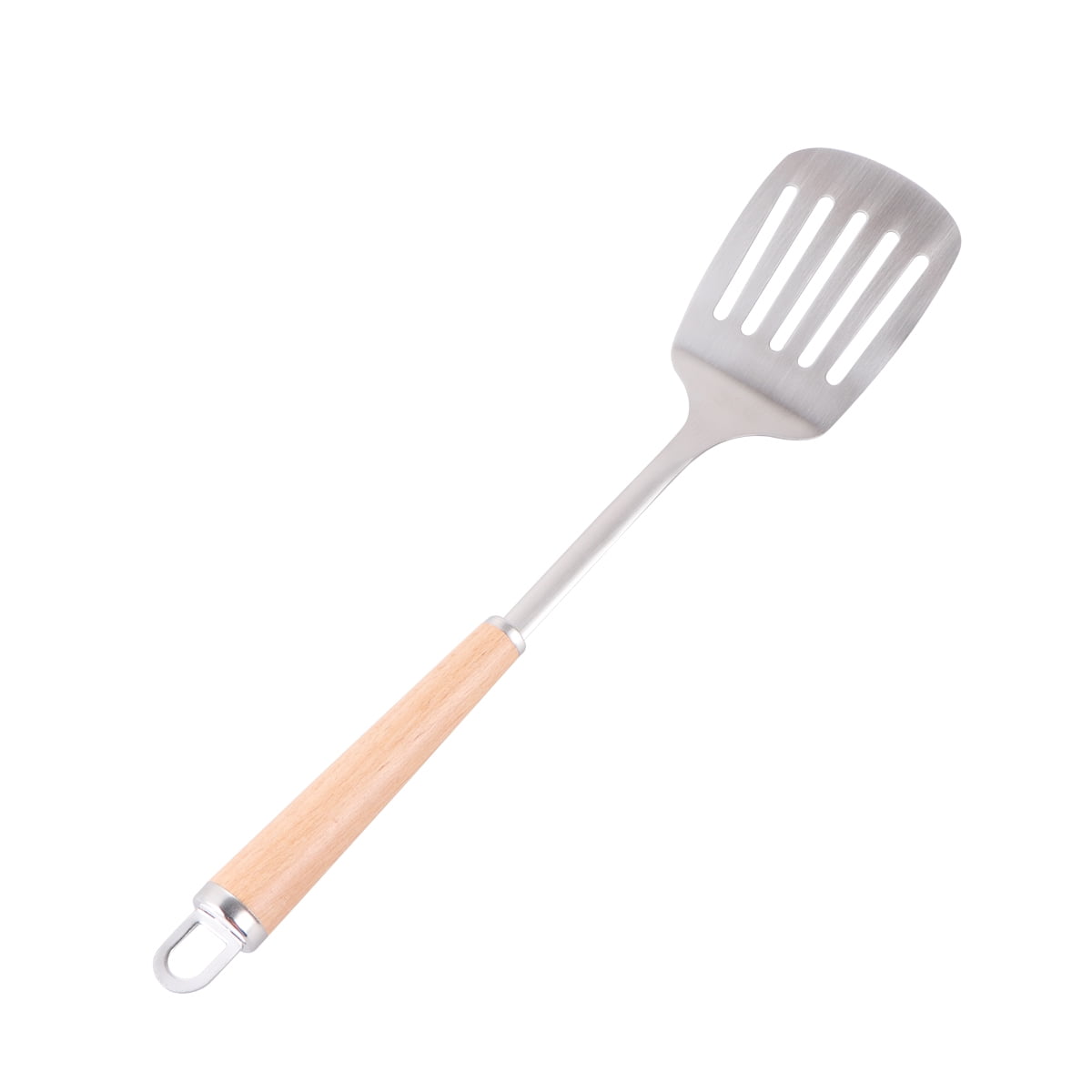 304 Stainless Steel Cooking Utensils Fried Chips Spatula Steak Slotted ...