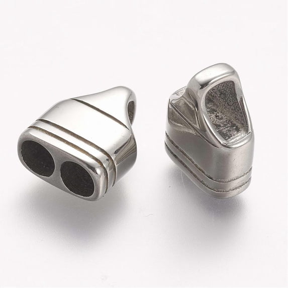 304 Stainless Steel Cord Ends End Caps For Leather Cord Bracelets Rope ...