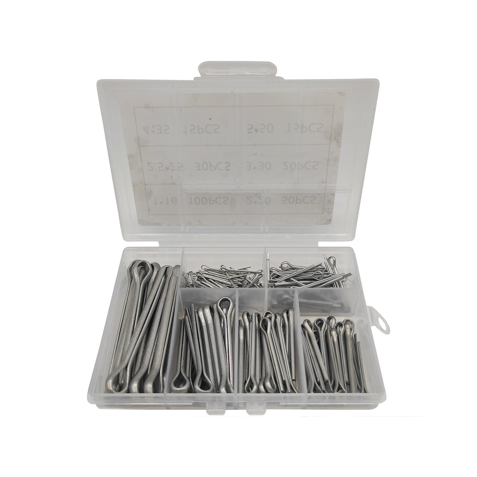 304 Stainless Steel Cotter Pins Set 230PCS Hairpin Retaining Locating ...