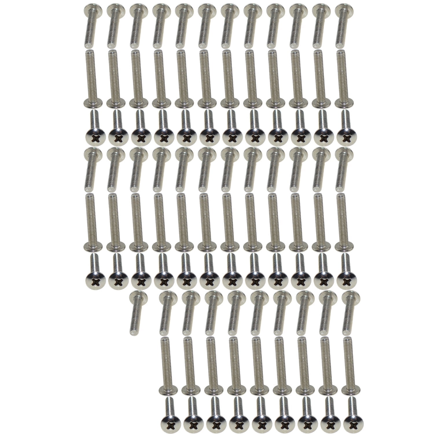 304 Stainless Steel Cross Groove Large Flat Head Screw M4X25(100pcs ...