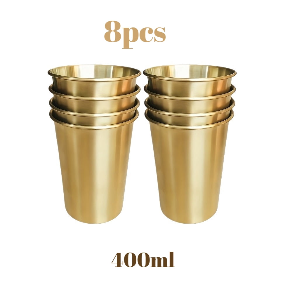 304 Stainless Steel Cups, Metal Tumblers, Stackable & Shatter-Resistant ...
