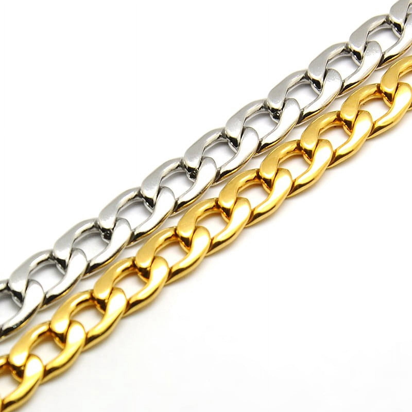304 Stainless Steel Curb Chain/Twisted Chain Bracelets with Lobster ...