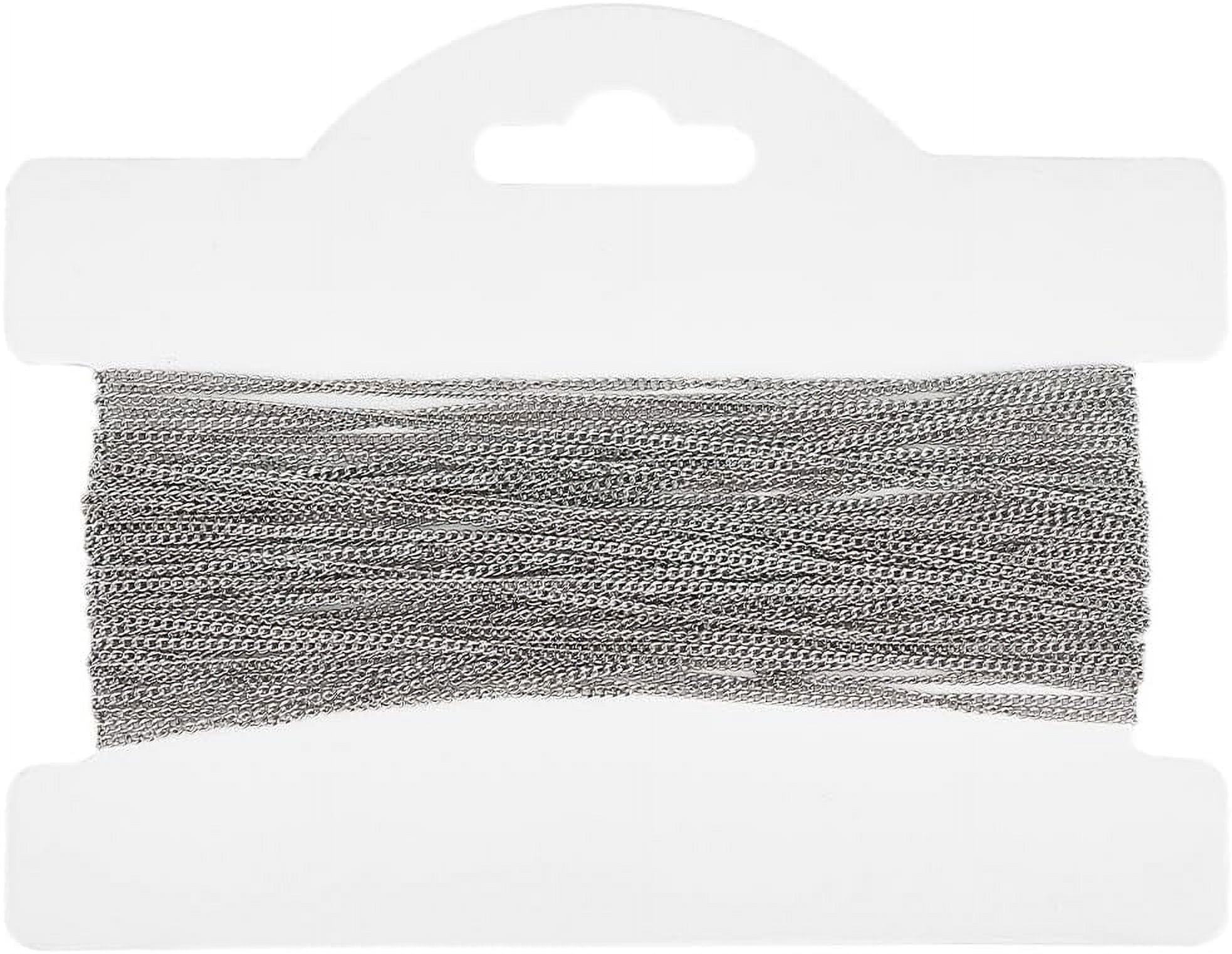 304 Stainless Steel Curb Chains Soldered with Card Paper Stainless ...