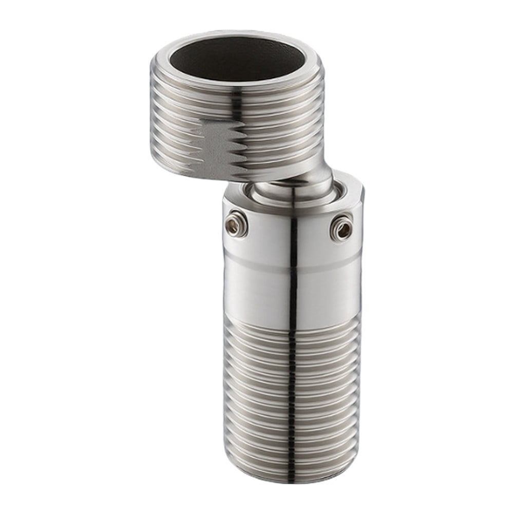 304 Stainless Steel Curved Shower Arm With 360 Degree Swivel Ball Head ...