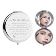 304 Stainless Steel Customization Mirror Flat Round with Word Butterfly ...
