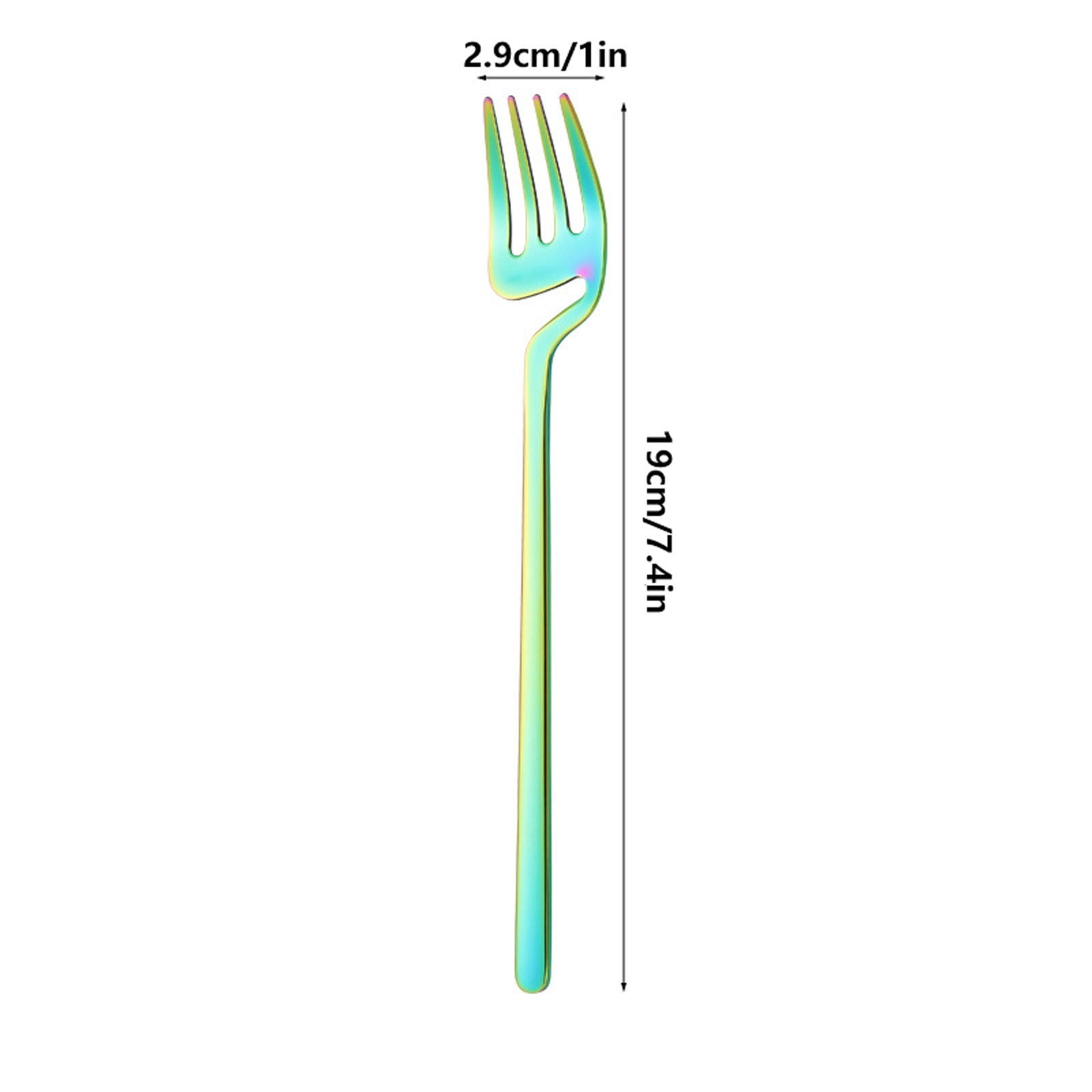 304 Stainless Steel Dessert Fork - Elegant Cake Fork for Dining ...