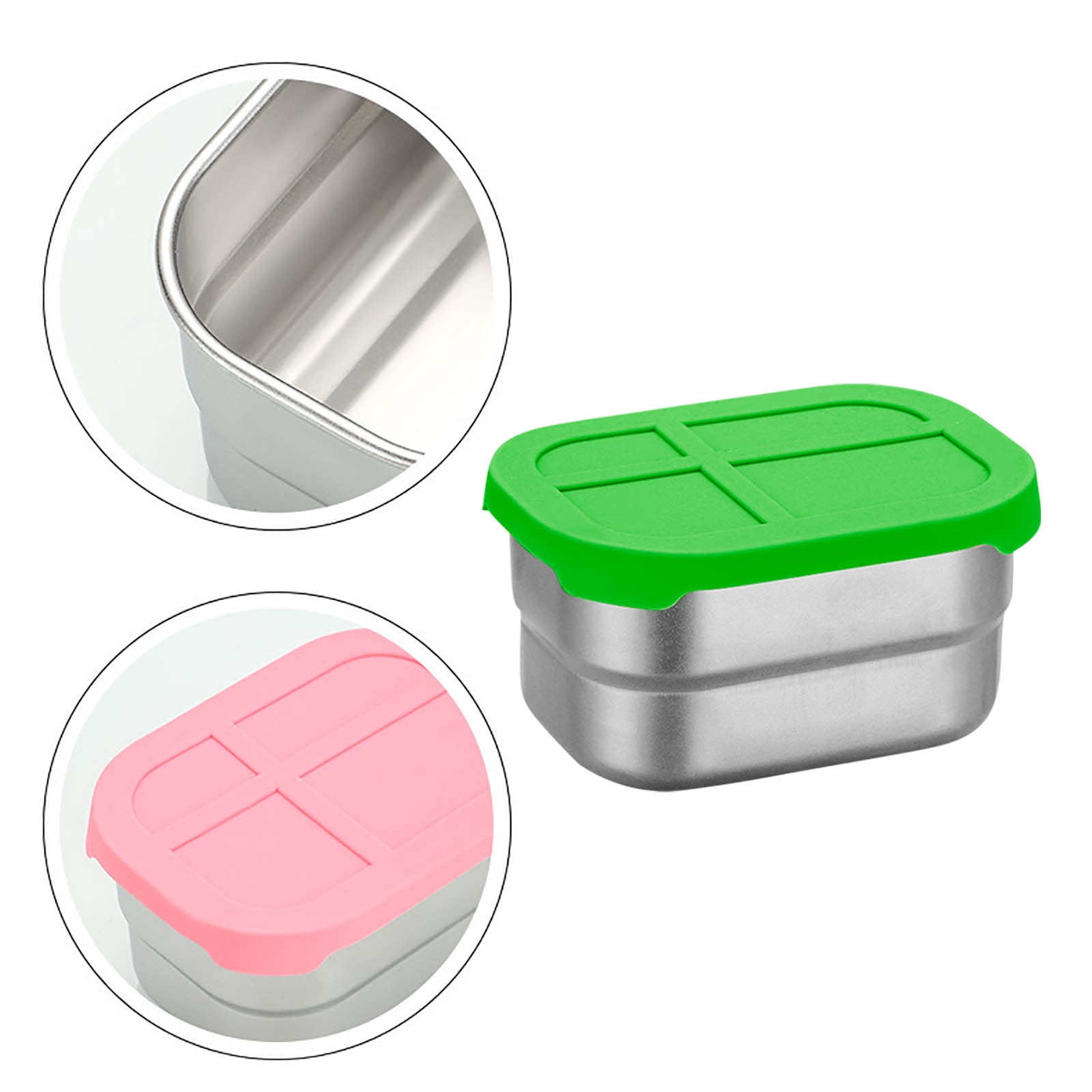 304 Stainless Steel Dipping Box - Food-Grade Airtight Sauce Container ...