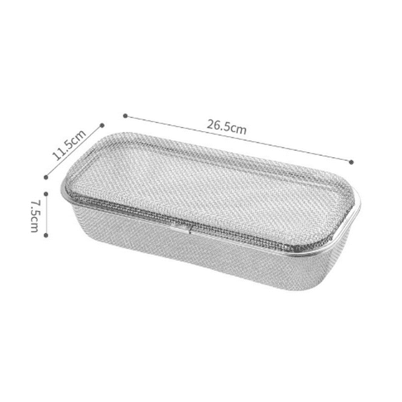 304 Stainless Steel Dishwasher Basket for Small Items, Silverware ...