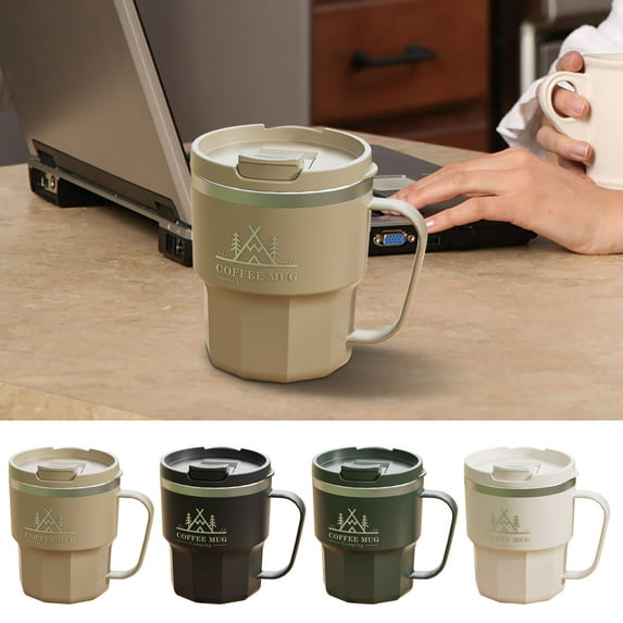 304 Stainless Steel Double-Layer Insulated Mug | 400ml Tumbler With ...