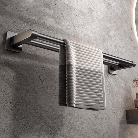 304 Stainless Steel Double Towel Bar for Bathroom, Rustproof Towel Rack ...