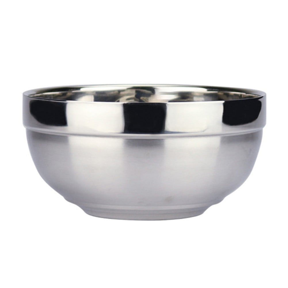 304 Stainless Steel Double-Walled Insulated Bowl Heat-Resistant Salad ...