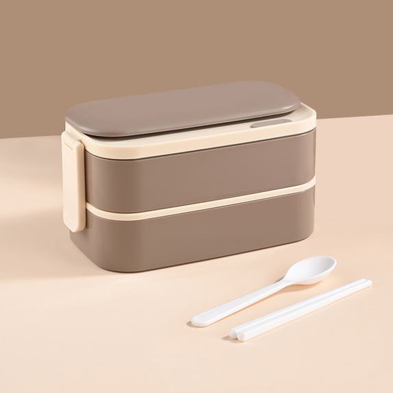 304 Stainless Steel Double-layer Lunch Box Sealed And Divided For ...