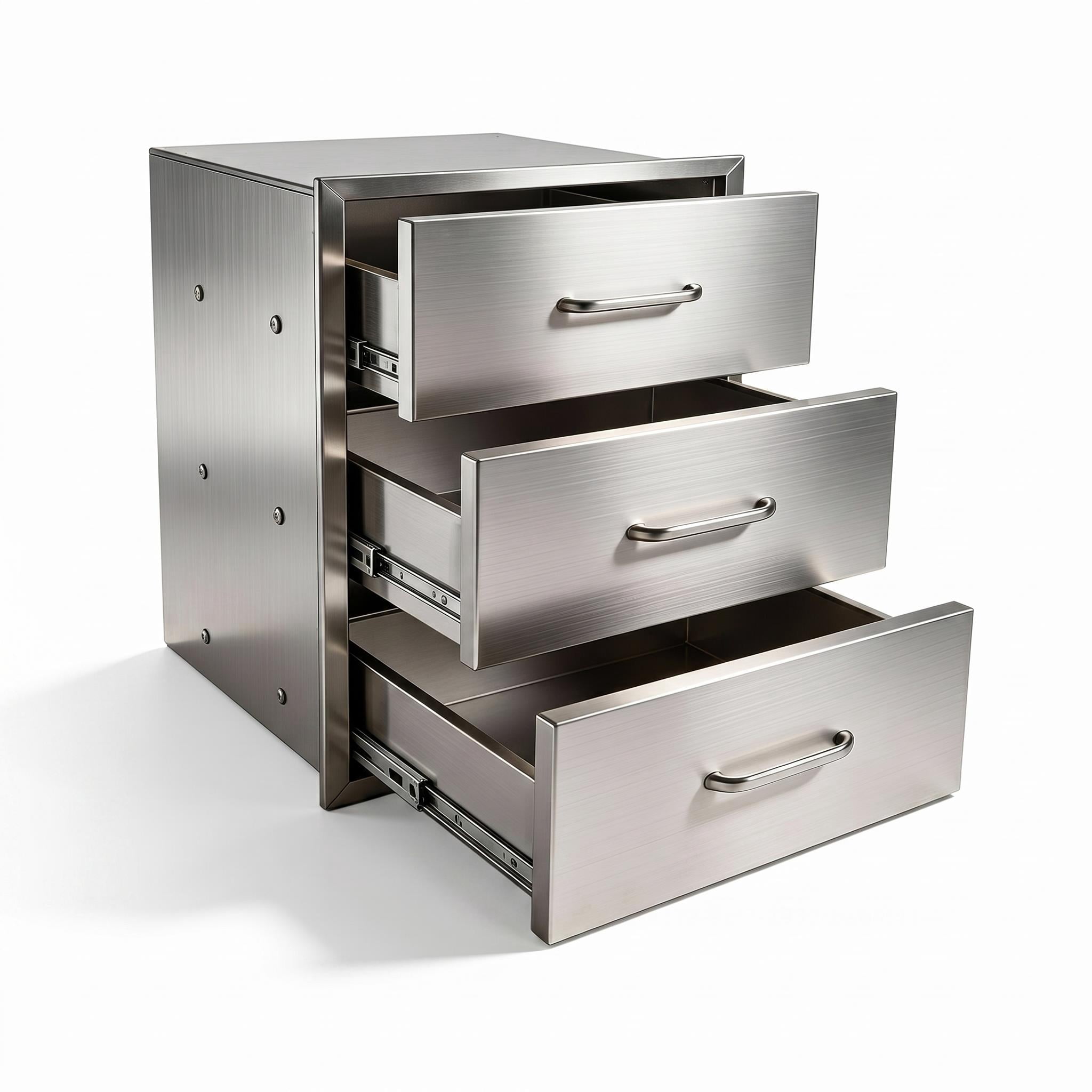 304 Stainless Steel Drawers, Outdoor Kitchen Drawers for DIY Outdoor ...