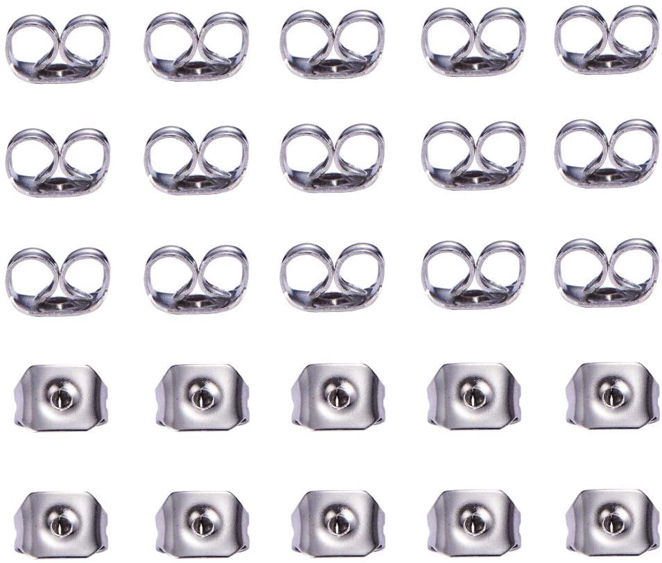 304 Stainless Steel Ear Nuts 5x3.5x2mm Hole: 0.8mm - Walmart.com