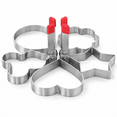 304 Stainless Steel Egg Rings Nonstick Fried Egg Mold Cooker Shaper ...