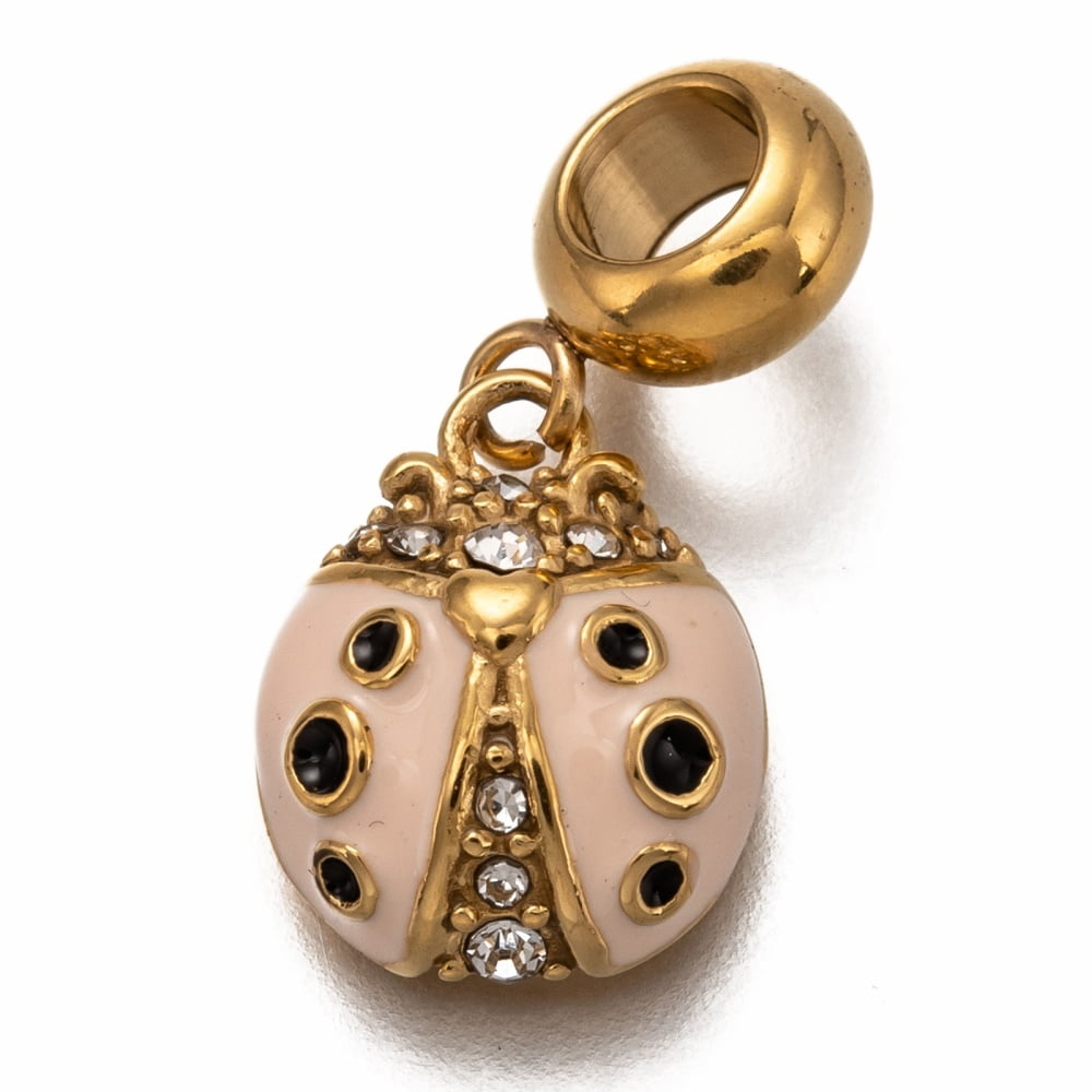 304 Stainless Steel European Dangle Charms Large Hole Pendants with ...