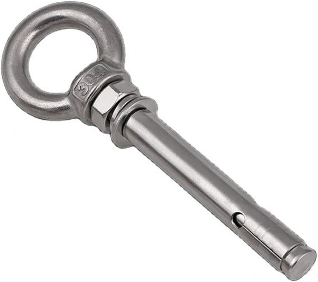 304 Stainless Steel Expansion Screw Hook Eyebolt Expansion Bolt Loop ...