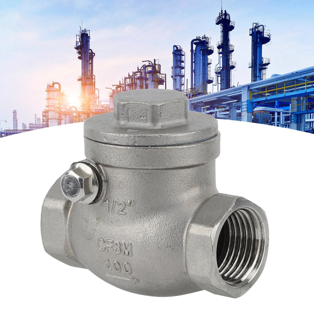 304 Stainless Steel Female Thread Non-Return Check Valve for Water Gas ...