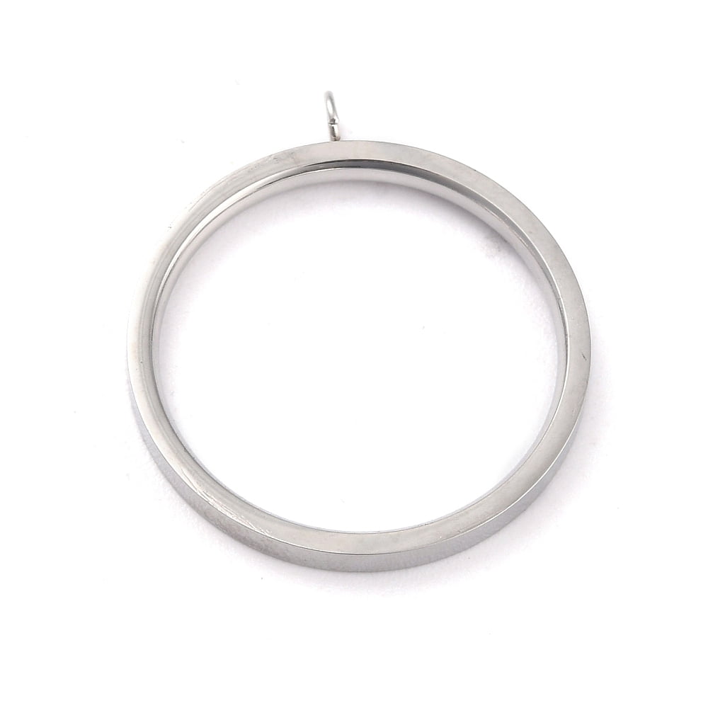 304 Stainless Steel Finger Ring Settings Loop Ring Base Stainless Steel ...