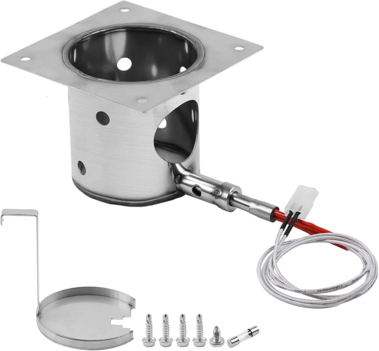 304 Stainless Steel Fire Burn Pot and Hot Rod Ignitor Kit for Pit Boss ...
