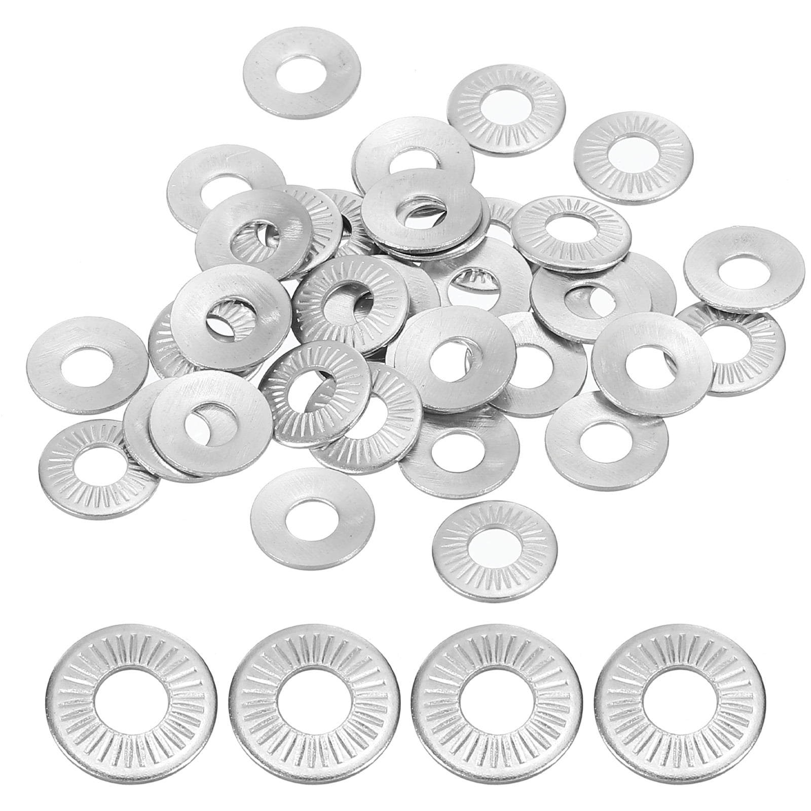 304 Stainless Steel Flat Washers M3x8mm Belleville Spring Disc Washer ...