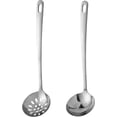 304 Stainless Steel Flatware Serving Utensils, Skimmer Slotted Spoon ...